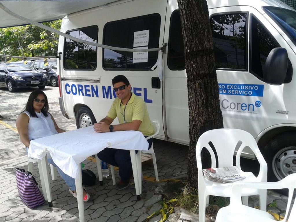 Coren Móvel agiliza atendimento aos profissionais de Enfermagem no ES ...