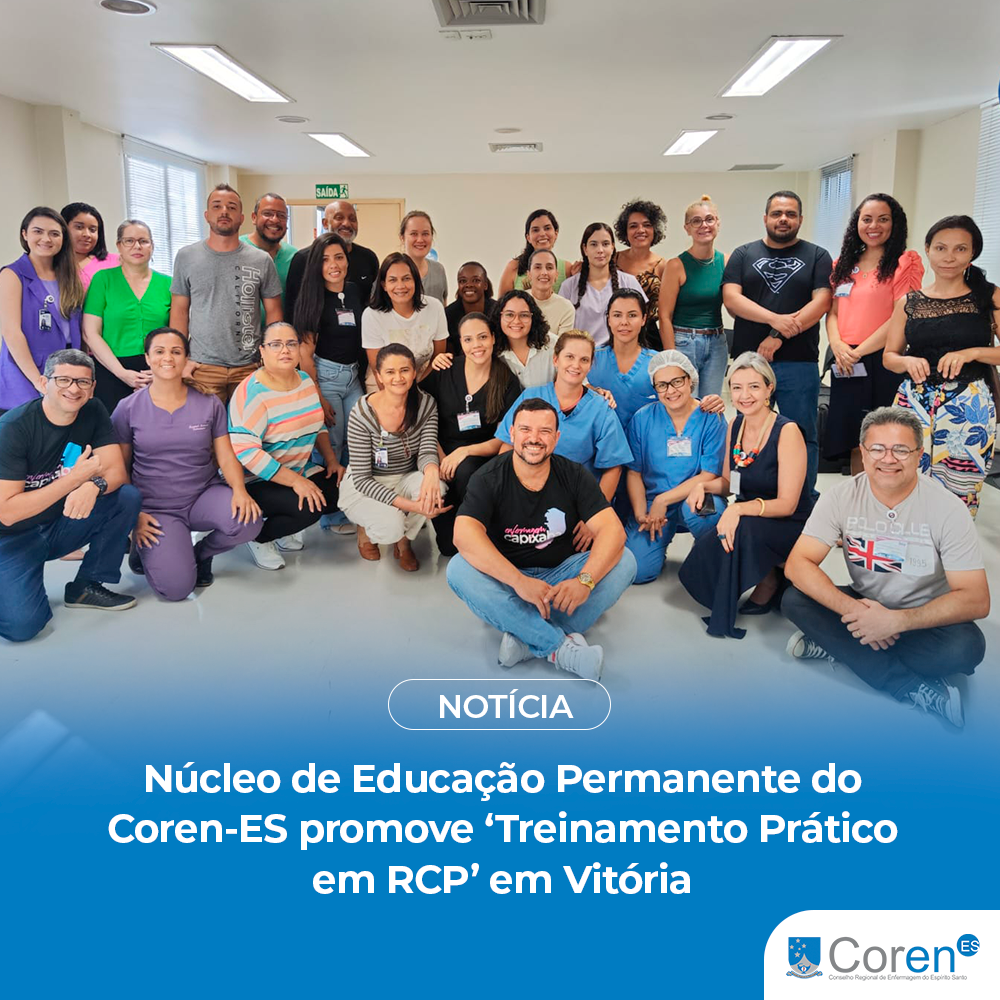NEP do Coren-ES promove ‘Treinamento Prático em RCP’ em Vitória | Conselho Regional de ...